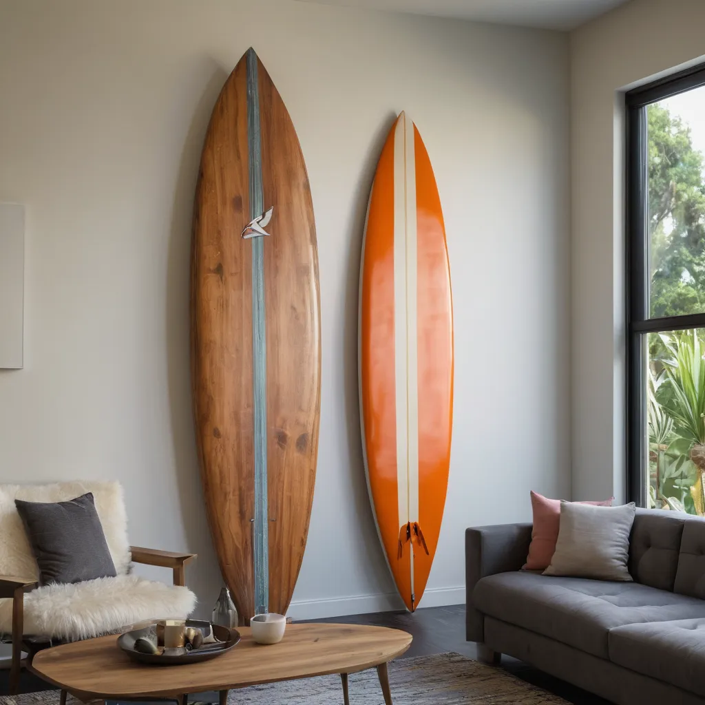 Transforming Spaces with Surfboard Decor